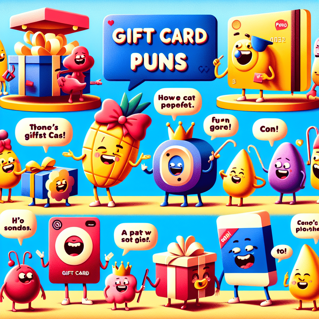 200+ Hilarious Gift Card Puns That Will Make You Rethink Gifting ...