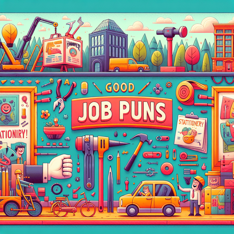 200+ Hilarious Good Job Puns That Will Crack You Up! – Punspedia