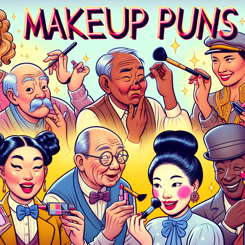 Makeup Your Mind: 200+ Puns That Will Have You Blushing with Laughter ...