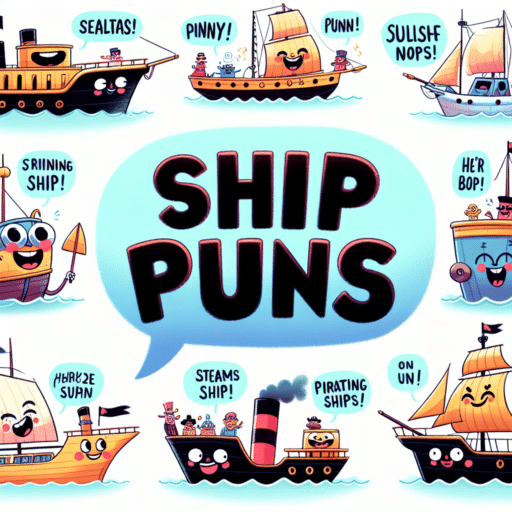 Set Sail for Laughs with Over 200 Hilarious Ship Puns! – Punspedia