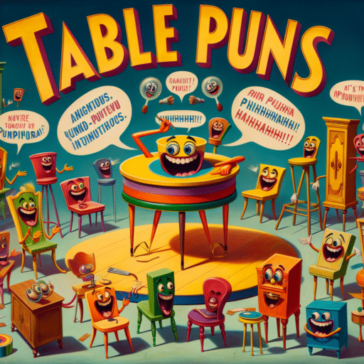 200+ Table Puns That Will Leave You Laughing! Take a Seat and Get Punny ...
