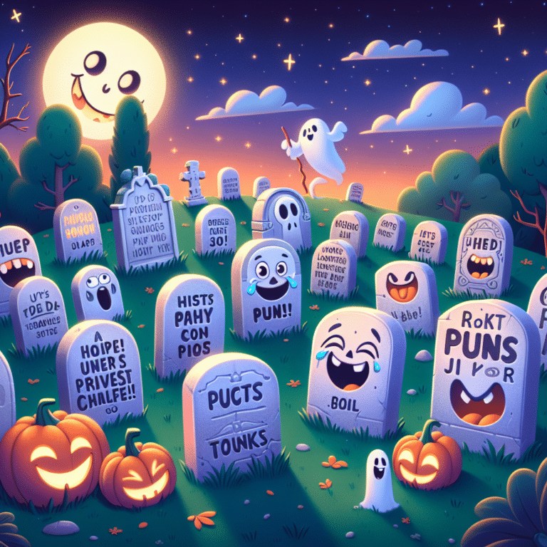 Grave Humor: 200+ Tombstone Puns to Die For! – Punspedia