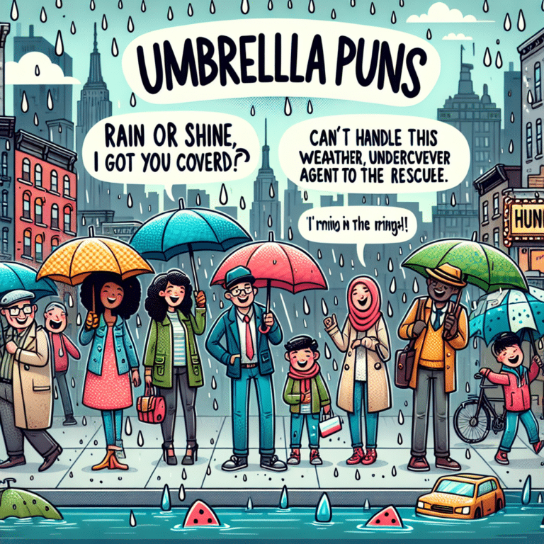 Over 200 Under-covers: Hilarious Umbrella Puns to Brighten Your Day ...