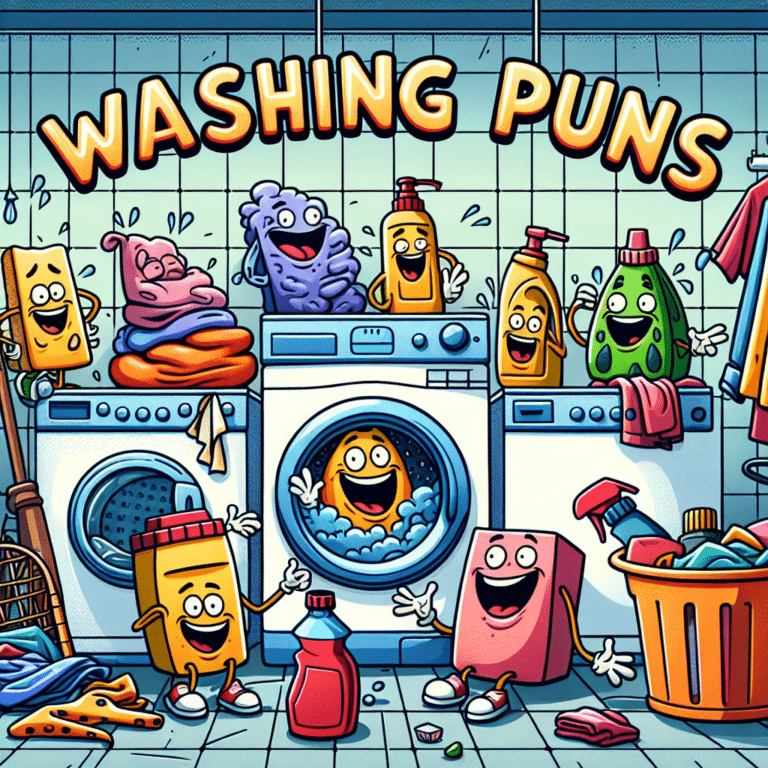 Wash Away Your Worries with Over 200 Hilarious Washing Puns! – Punspedia